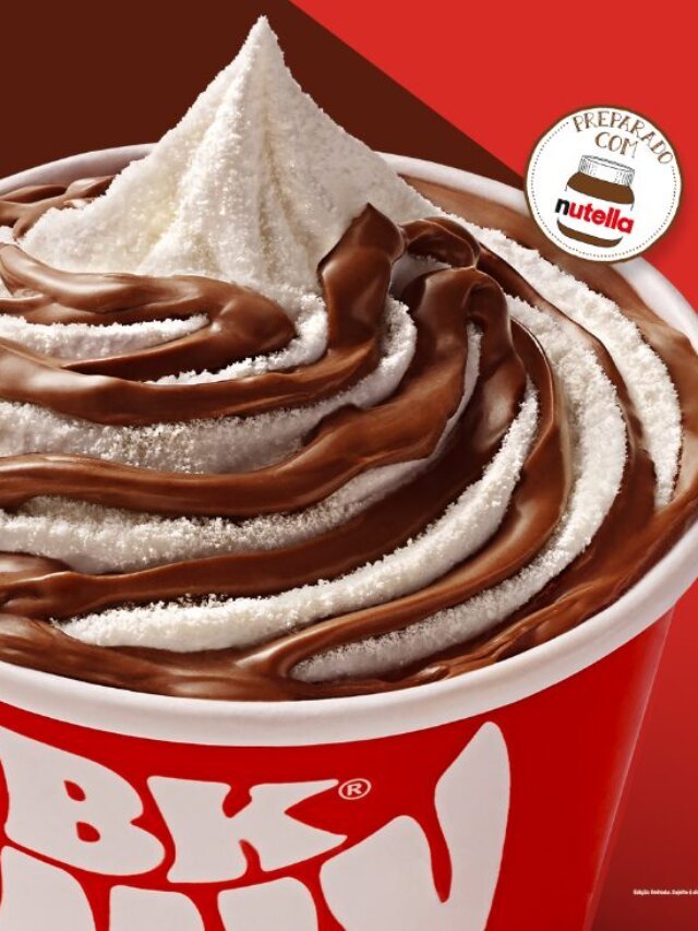 A Delícia que Faltava: Conheça o Novo BK Mix Leite em Pó com NUTELLA ...